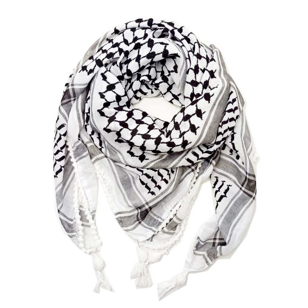 Support Palestine - Keffiyeh Scarf (Charity)– 1 Stop Print Shop